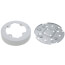 5738WH - Wiremold 5738WH - 4-3/4" Dia. Solid Base Fixture Box Fitting ...