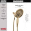 58499-CZ - Delta 58499-CZ - In2ition HSSH 2-in-1 Shower Head 1.75 GPM 4 ...