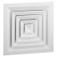 615642 - Hart & Cooley 615642 - 18" x 18" (Wall Opening Size) White ...