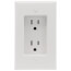 689-W - Leviton 689-W - 1-Gang Recessed Duplex Receptacle - White (125V)
