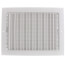 75020 - Hart & Cooley 75020 - 14" x 10" (Wall Opening Size) White ...