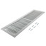 75058 - Hart & Cooley 75058 - 30" x 8" (Wall Opening Size) White ...