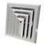 81903 - AirTec 81903 - MV3S Ceiling Diffuser w/ 3-Way Grille (6" x 6")