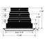 81913 - AirTec 81913 - MV3 Ceiling Diffuser w/ 3-Way Grille (8" x 8")
