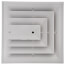 81913 - AirTec 81913 - MV3 Ceiling Diffuser w/ 3-Way Grille (8" x 8")