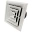 81914 - AirTec 81914 - MV4 Ceiling Diffuser w/ 4-Way Grille (8" x 8")