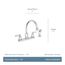 CA87888 - Moen CA87888 - Caldwell 2 Handle High Arc Kitchen Faucet, CA87888 (Chrome)