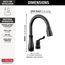 978-BL-DST - Delta 978-BL-DST - Leland 1 Handle Pull-down Kitchen ...