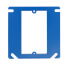 A410 - Carlon A410 - 1-Gang Non-Metallic Box Cover, 4" Square, 1/2 ...