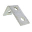 B102ZN - Cooper B-Line B102ZN - 3 Hole Corner Angle Fitting, 9/16" (Zinc)