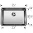 442766 - Blanco 442766 - Formera 25" Single Bowl Undermount Stainless ...