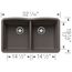 443105-BLANCO - Blanco 443105-BLANCO - Diamond SILGRANIT 32" 50/50 ...