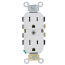 CR15-W - Leviton CR15-W - Commercial Grade Duplex Receptacle, 15A, NEMA ...