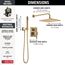 342701-CZ - Delta 342701-CZ - Monitor 14 Series Shower w/ Square ...