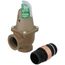 F382820 - Watts F382820 - 1" x 1-1/4" Boiler Pressure Relief Valve w ...