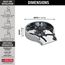 GR150 - Delta GR150 - Glass Rinser (Chrome), GR150