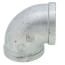 GVE200C - Bluefin GVE200C - 2" Galvanized Malleable 90° Elbow