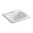 K-2895-4-0 - Kohler K-2895-4-0 - 21" Rectangular Drop-In Bathroom Sink ...