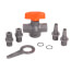 LC12 - Hayward LC12 - 1/4" - 6" PVC Universal Stopcock