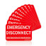 LDSCL - Leviton LDSCL - Emergency Disconnect Label (10 per Pack)