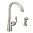 7790SRS - Moen 7790SRS - Arbor Spot Resist Stainless 1 Handle Kitchen ...