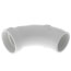 P309-020 - P309-020 - 2" PVC DWV Long Sweep 90° Street Elbow