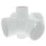 P439-338 - P439-338 - 3" PVC DWV Double Sanitary Tee w/ 2" R & L Side ...