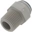 PI011624S - John Guest PI011624S - 1/2" OD x 1/2" NPTF Male Adapter