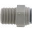 PI011624S - John Guest PI011624S - 1/2" OD x 1/2" NPTF Male Adapter