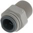 PI011624S - John Guest PI011624S - 1/2" OD x 1/2" NPTF Male Adapter