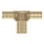PXT050-050-075-DZR - Bluefin PXT050-050-075-DZR - 1/2" PEX x 1/2" PEX x 3/4" PEX DZR Brass Tee ...