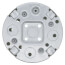 V5738 - Wiremold V5738 - 4-3/4" Dia. Solid Base Fixture Box Fitting (Ivory)