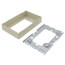 V5751 - Wiremold V5751 - Single-Gang Flush Type Extention Adapter ...