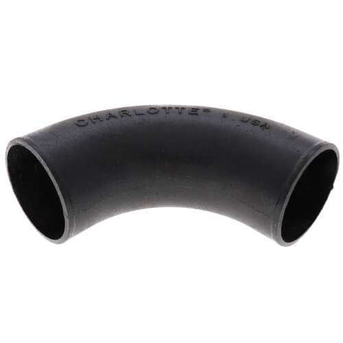 00146 - Charlotte 00146 - 4" No Hub Cast Iron 90° Elbow
