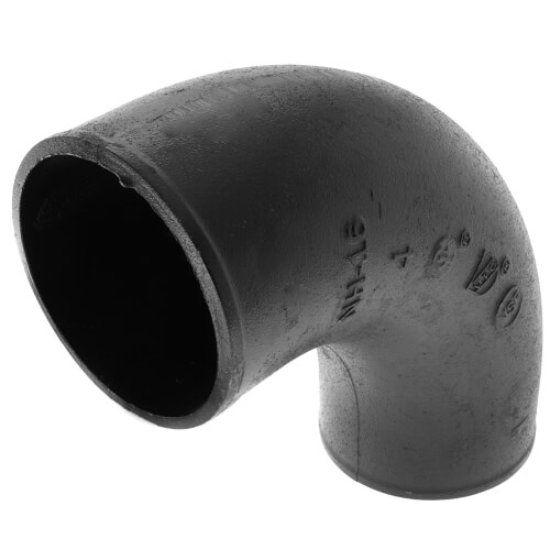00146 - Charlotte 00146 - 4" No Hub Cast Iron 90° Elbow