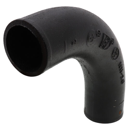 00189 - Charlotte 00189 - 2" No Hub Cast Iron Short Sweep Elbow
