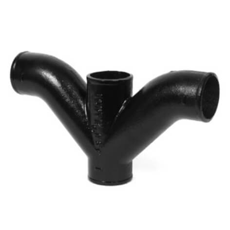 00285 - Charlotte 00285 - 3" No-Hub Double Combination Wye
