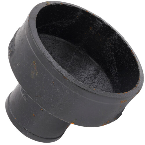 00497 - Charlotte 00497 - 4" x 2" No Hub Cast Iron Short Pipe Reducer