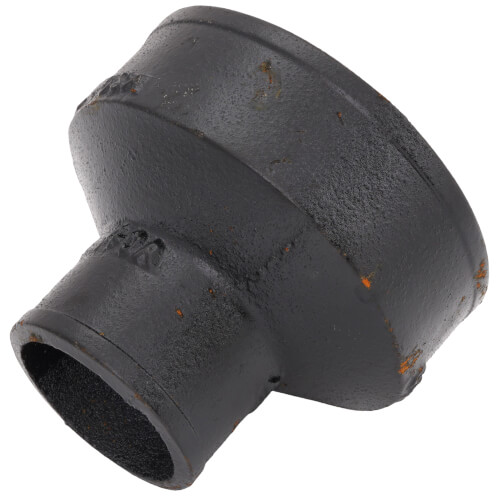 00497 - Charlotte 00497 - 4" x 2" No Hub Cast Iron Short Pipe Reducer