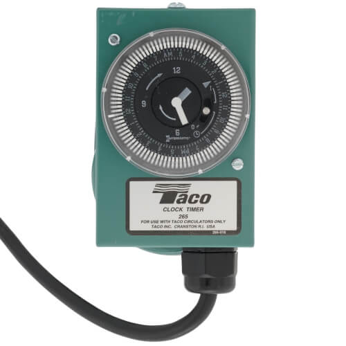 006-ST4-PNP - Taco 006-ST4-PNP - 006 Plumb N' Plug Stainless Steel Circulator, w/ Analog Timer ...