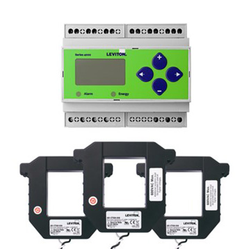 4KUMR-4M - Leviton 4KUMR-4M - Indoor Series 4000 Submeter, 3PH 3W/4W ...