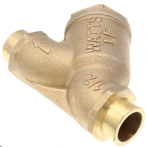 0123132 - Watts 0123132 - 1/2" LFS777S Bronze Wye Strainer, Lead Free ...