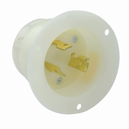 4586-C - Leviton 4586-C - 15A, 250V Flanged Inlet Locking Receptacle ...
