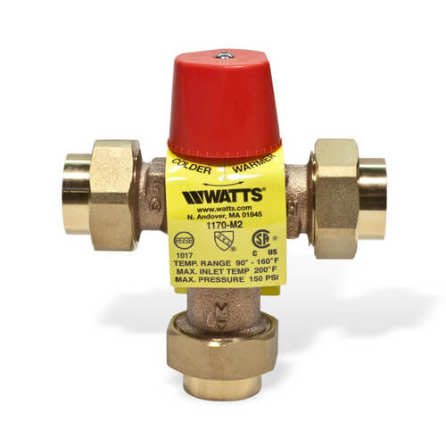 0206010 - Watts 0206010 - 3/4" 1170-UT M2 Threaded Mixing Valve