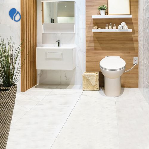 023 - Saniflo 023 - Sanicompact One Piece Toilet w/ Macerator Built ...
