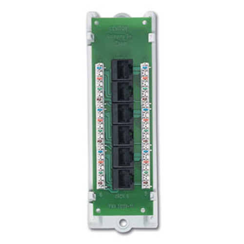 47605-C5B - Leviton 47605-C5B - Cat 5e Voice & Data Expansion Module, 6 ...