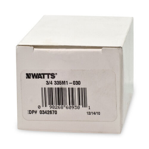 0342670 - Watts 0342670 - M335M1, 3/4" Female Pressure Relief Valve