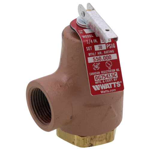 0358553 - Watts 0358553 - 3/4" 374A Relief Valve (30 psi