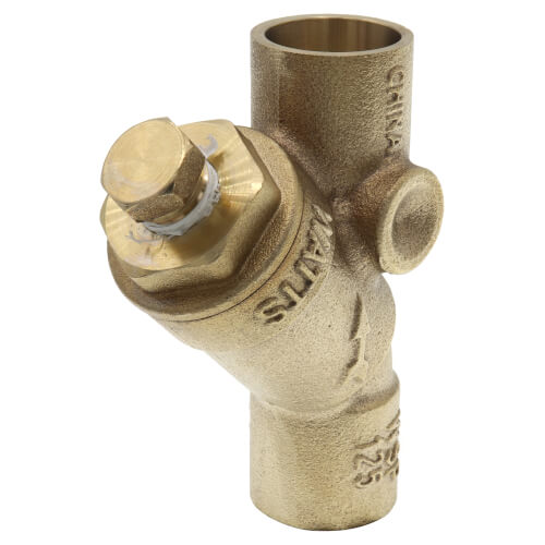 0379120 - Watts 0379120 - 3/4" LFS777SI Lead Free Brass Wye Strainer ...