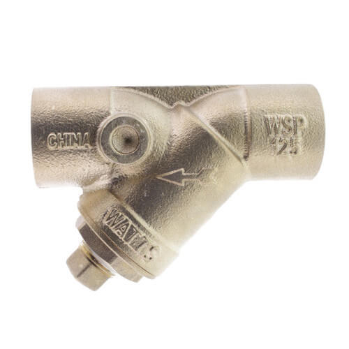 0379122 - Watts 0379122 - 1-1/4" LFS777SI Lead Free Brass Wye Strainer ...